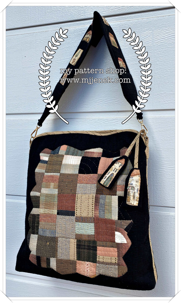 Love and create - the pattern for bag DIY by MJJenek, Patchwork bag ...